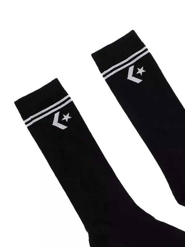 CONVERSE Logo-print Ribbed Socks