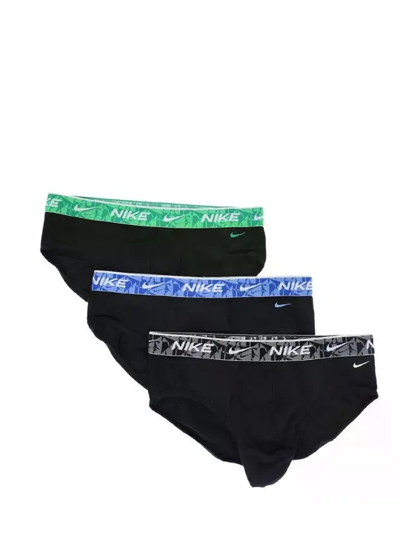 Nike Logo-waistband Stretch Briefs - Black