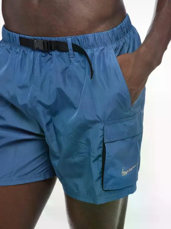 Nike Logo-print Belted Swim Shorts