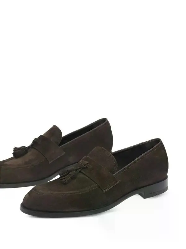 Zegna Suede Tassel Loafers