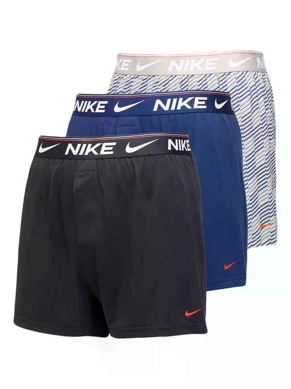 Nike Elastic-waistband Boxer Shorts - Black