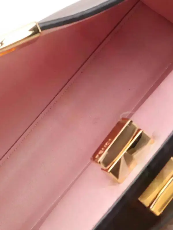 Fendi 2010-2026 Small Leather Peekaboo Iconic Essentially Satchel