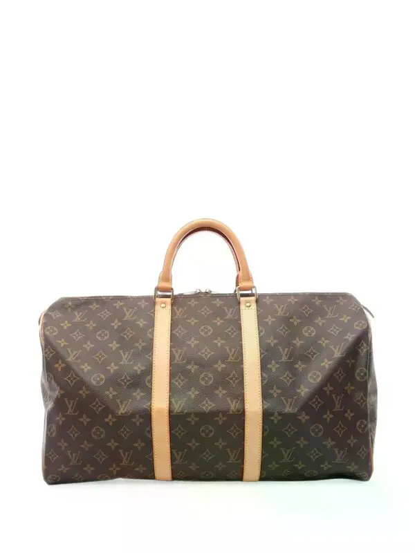 LOUIS VUITTON 2002 50 Keepall Holdall - Brown