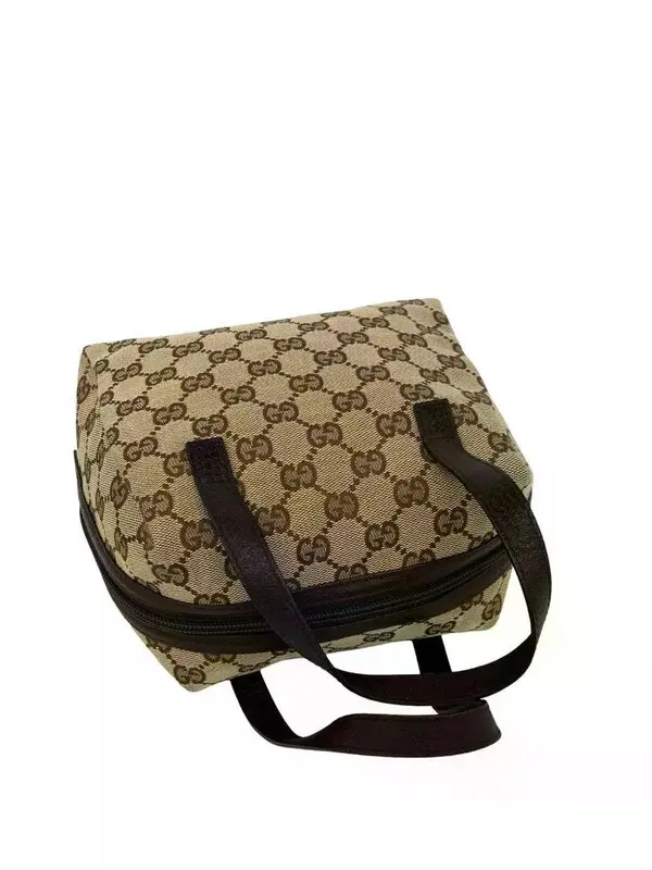 Gucci 2000-2015 Mini Gg Canvas Balthus Tofu Bag Handbag - Neutrals