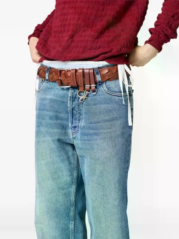 Miu Miu Washed Denim Boyfriend Jeans