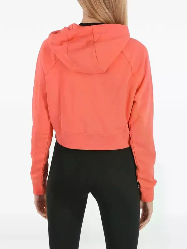 Nike Logo-print Cropped Hoodie