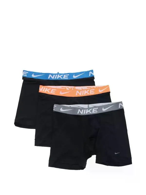 Nike Logo-waistband Boxer Briefs - Black