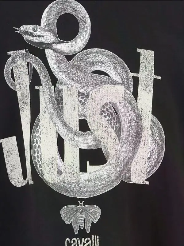 Just Cavalli Snake-print T-shirt