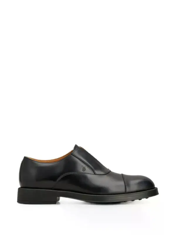 TOD'S Slip-on Oxford Shoes - Black