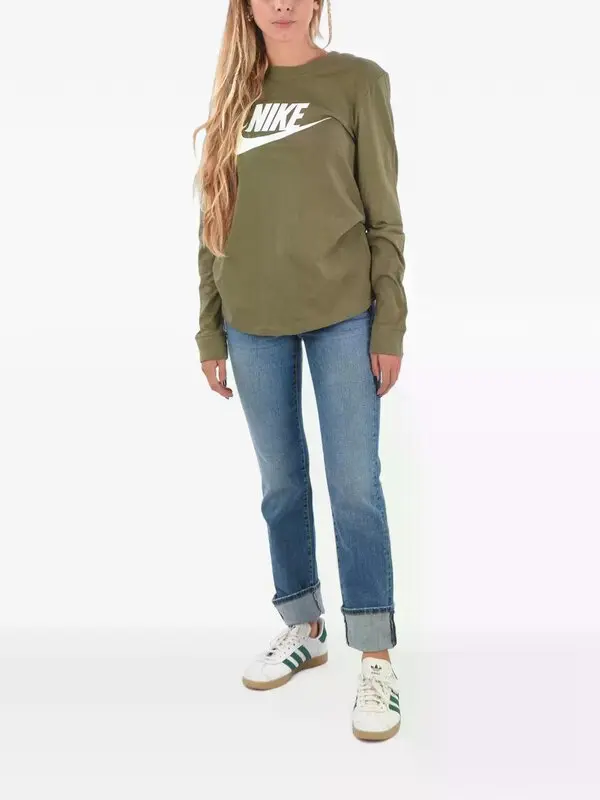 Nike Logo-print Long-sleeve T-shirt