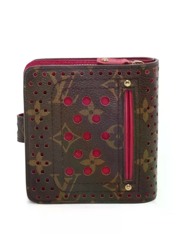 LOUIS VUITTON 2006 Monogram Perforated Wallet - Brown
