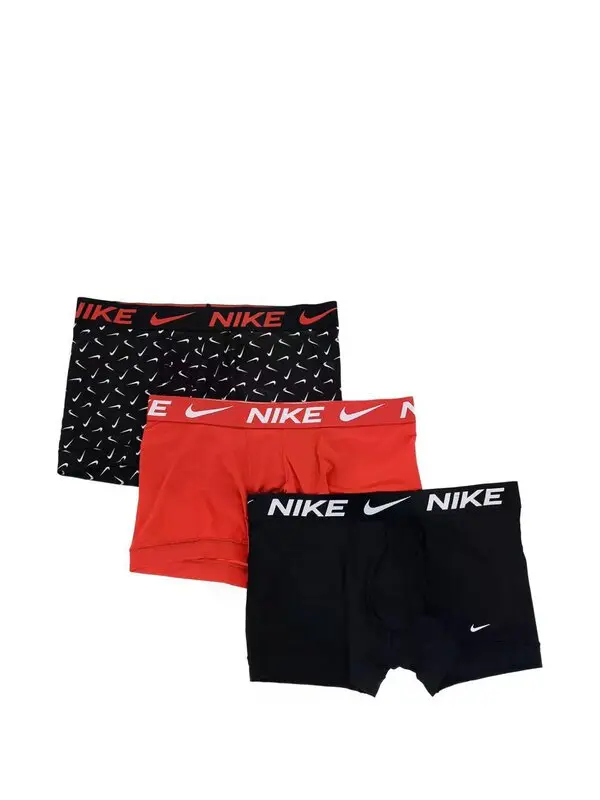 Nike Logo-print Boxer Briefs - Black