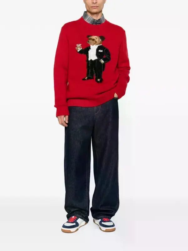 Polo Ralph Lauren Polo Bear Intarsia-knit Sweater