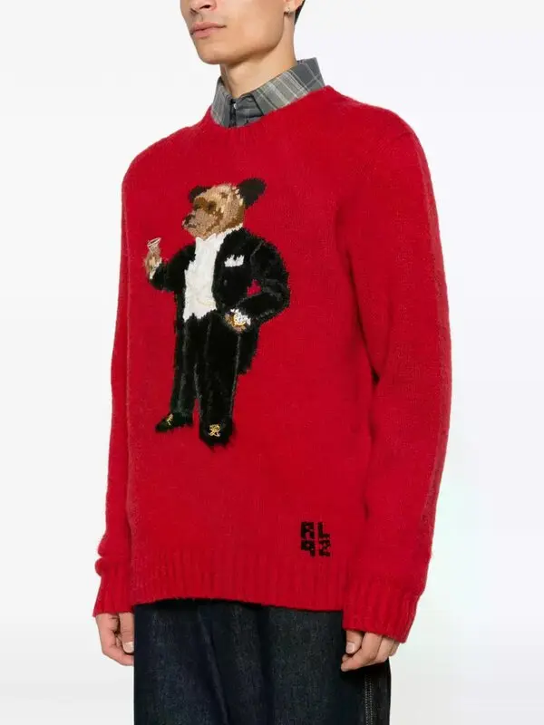 Polo Ralph Lauren Polo Bear Intarsia-knit Sweater