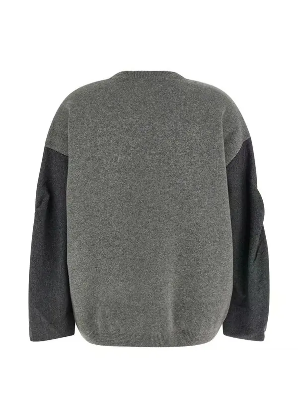 NUDE Two-tone Dropped-shoulder Sweater