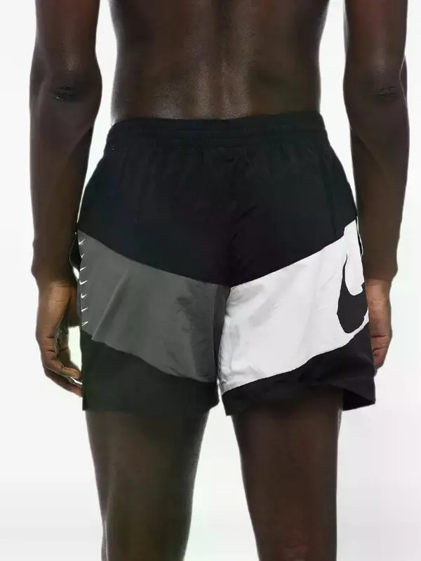 Nike Logo-print Colour-block Swim Shorts
