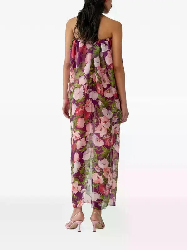 Carolina Herrera Poppy-print Maxi Dress