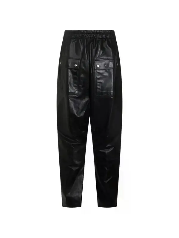 Rick Owens Bela Drawstring Leather Trousers
