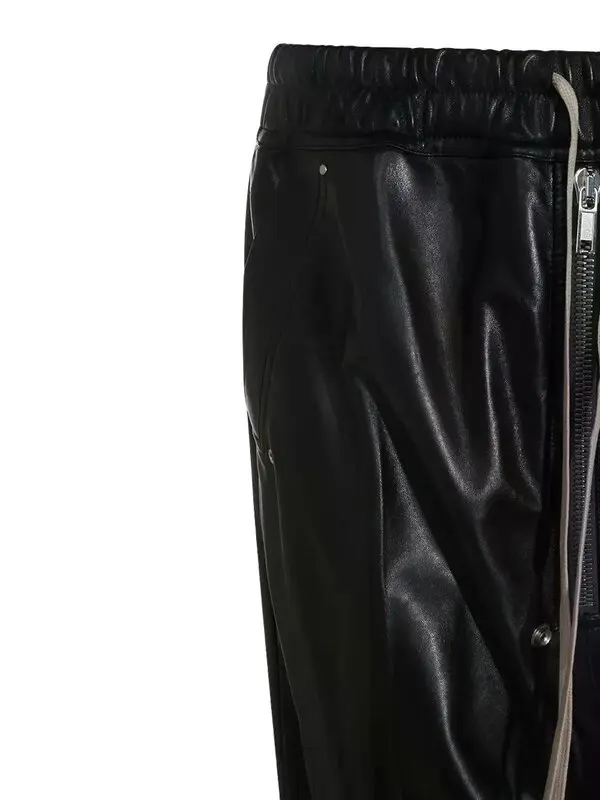 Rick Owens Bela Drawstring Leather Trousers