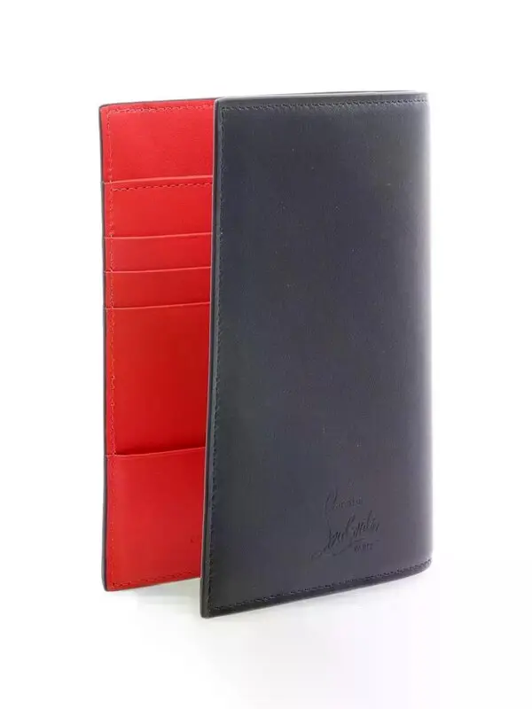 CHRISTIAN LOUBOUTIN Mooncrest Logo-plaque Leather Passaport Holder