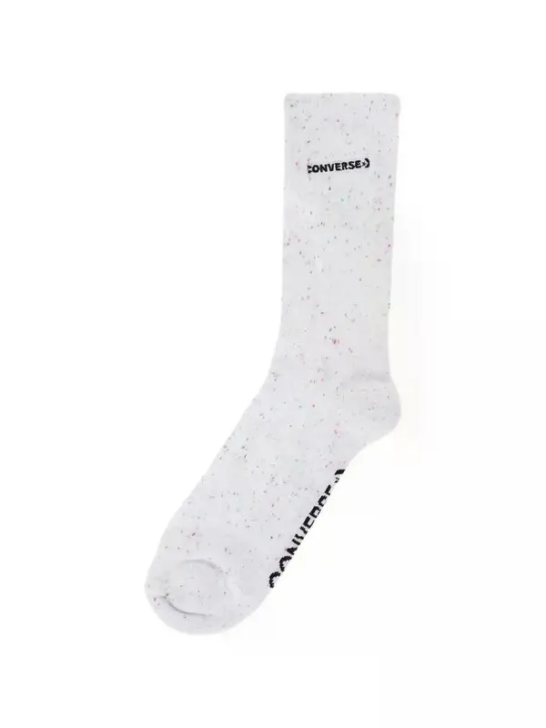 CONVERSE Embroidered Logo-knit Socks