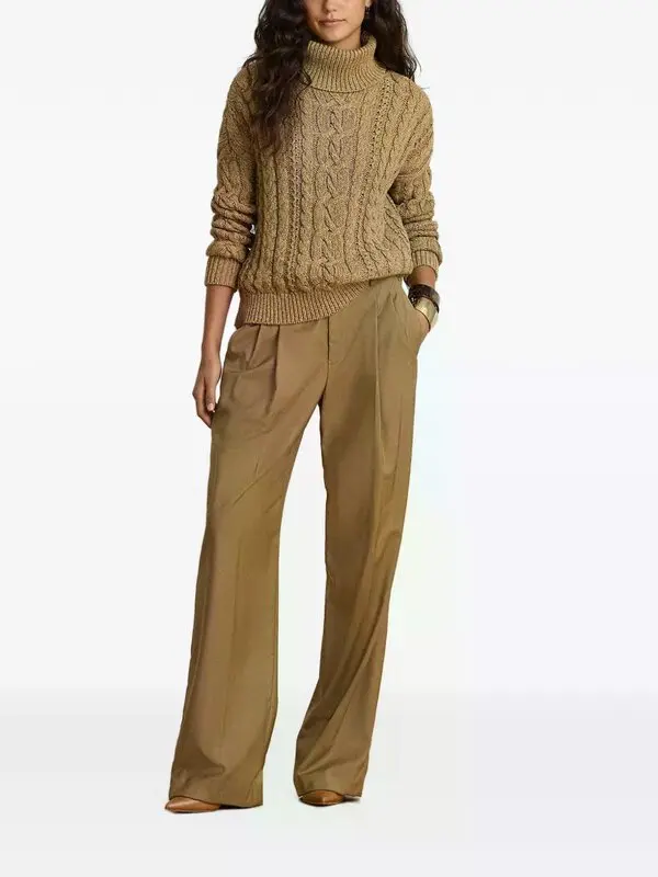Ralph Lauren Cable-knit Turtleneck Sweater