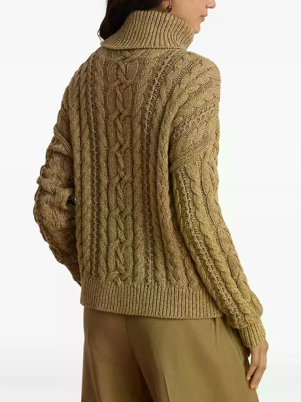 Ralph Lauren Cable-knit Turtleneck Sweater