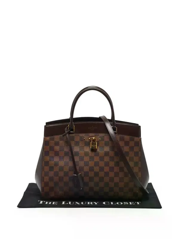 LOUIS VUITTON Damier Ebene Rivoli Tote Bag