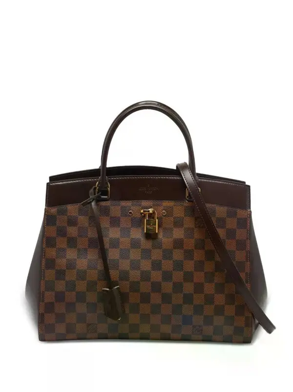 LOUIS VUITTON Damier Ebene Rivoli Tote Bag - Brown