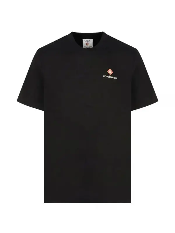 Casablanca Core Logo 3d Printed T-shirt - Black