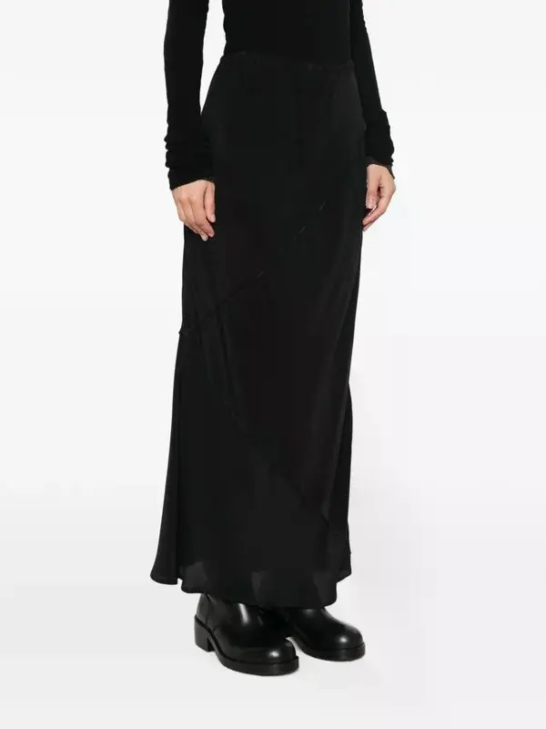 BASERANGE Asymmetric Panelled Midi Skirt