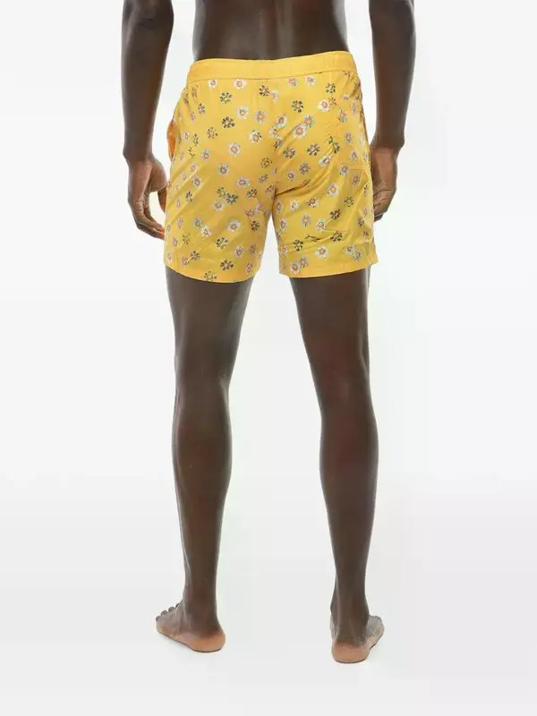 Karl Lagerfeld Floral-print Drawstring Swim Shorts