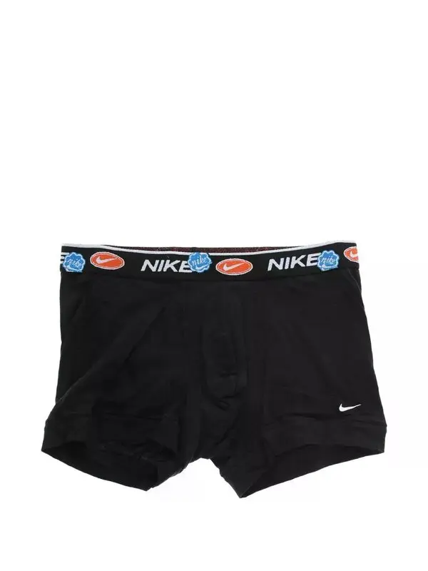 Nike Logo-embroidered Boxers - Black