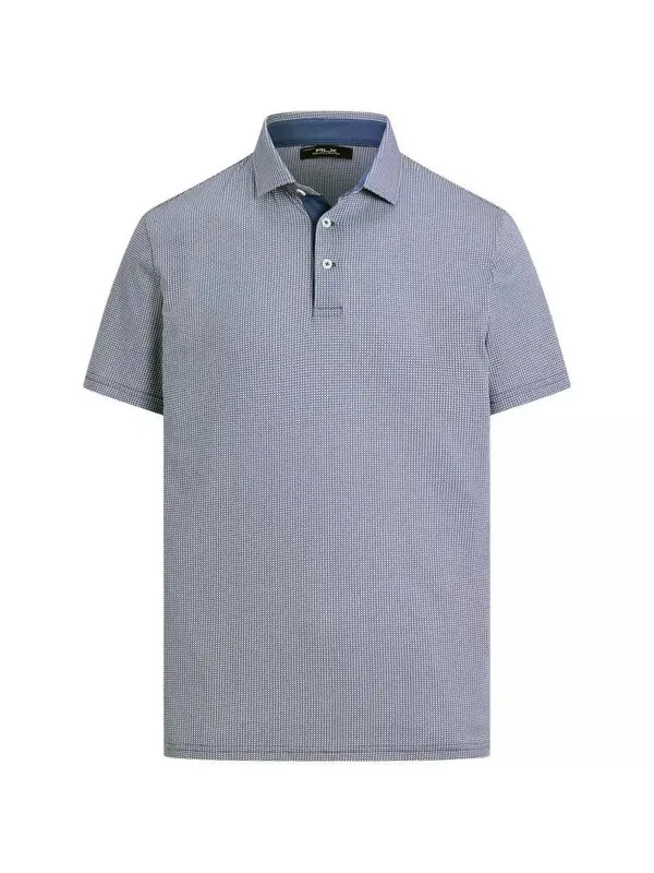 Rlx Ralph Lauren True-stay Printed Polo Shirt - Blue