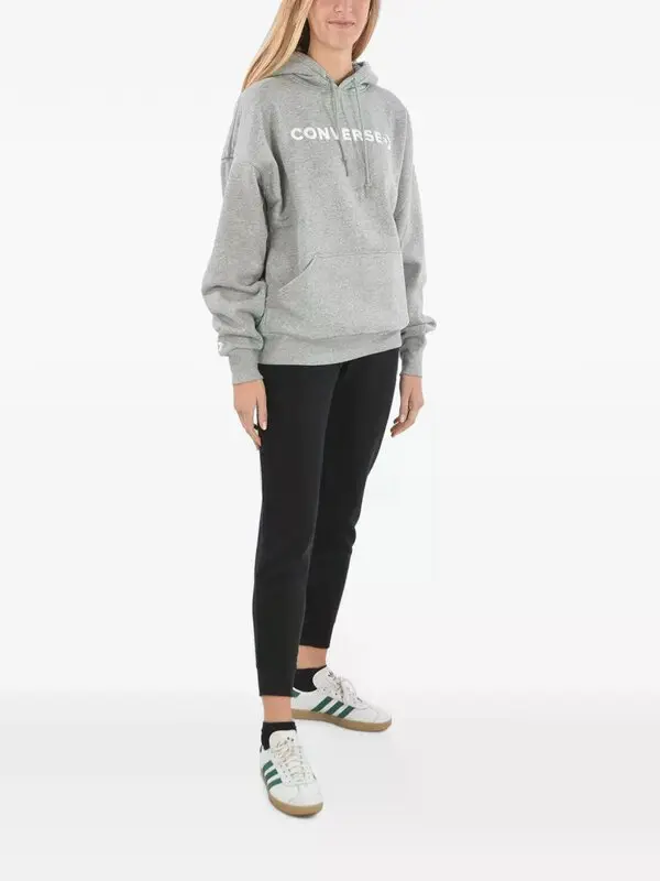 CONVERSE Embroidered Logo-print Hoodie