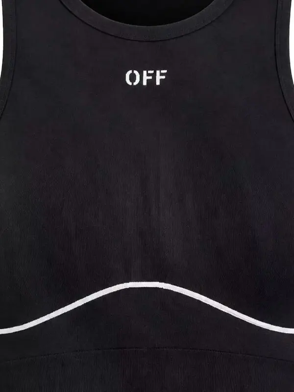 Off-White Logo-print Cropped Top