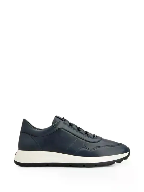TOD'S Elasticated Leather Sneakers - Blue