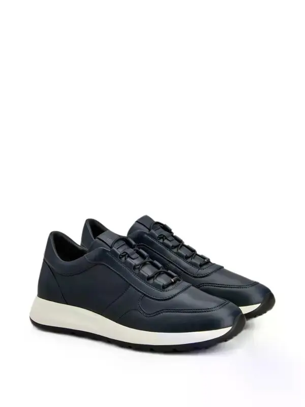TOD'S Elasticated Leather Sneakers - Blue