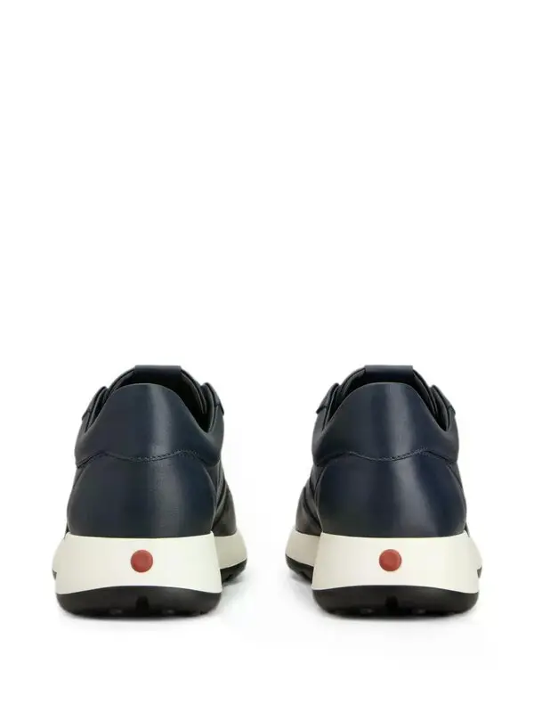 TOD'S Elasticated Leather Sneakers - Blue