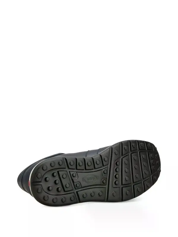 TOD'S Elasticated Leather Sneakers - Blue