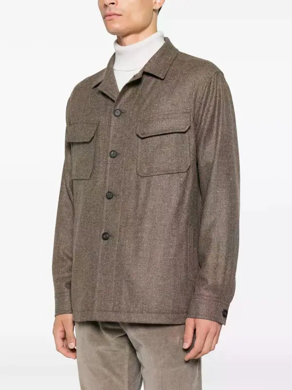 Tagliatore Button-up Wool Jacket