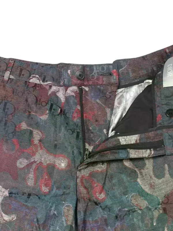 Dior X Peter Doig 2010s Pattern Shorts