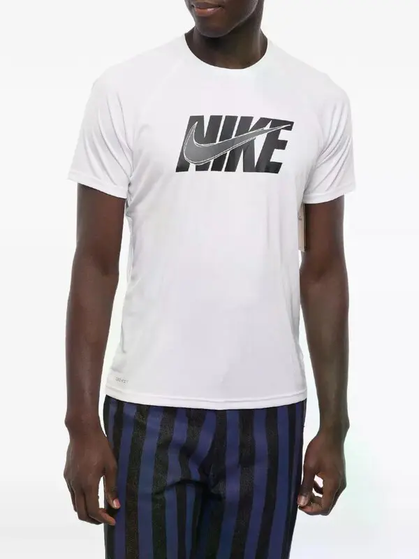 Nike Logo-print Raglan-sleeve T-shirt - White