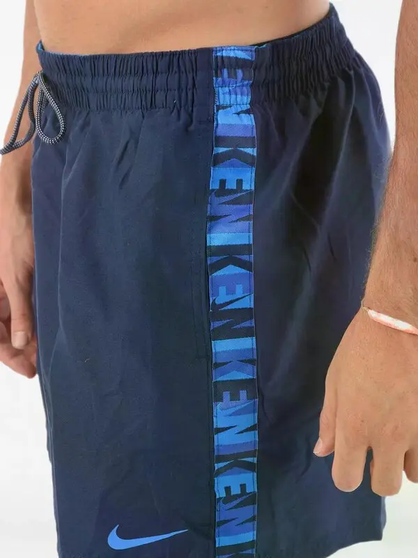 Nike Logo-embroidered Side-band Swim Shorts