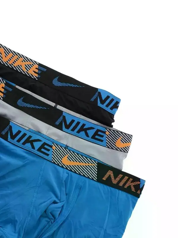 Nike Dri-fit Logo-waistband Boxer Briefs - Blue