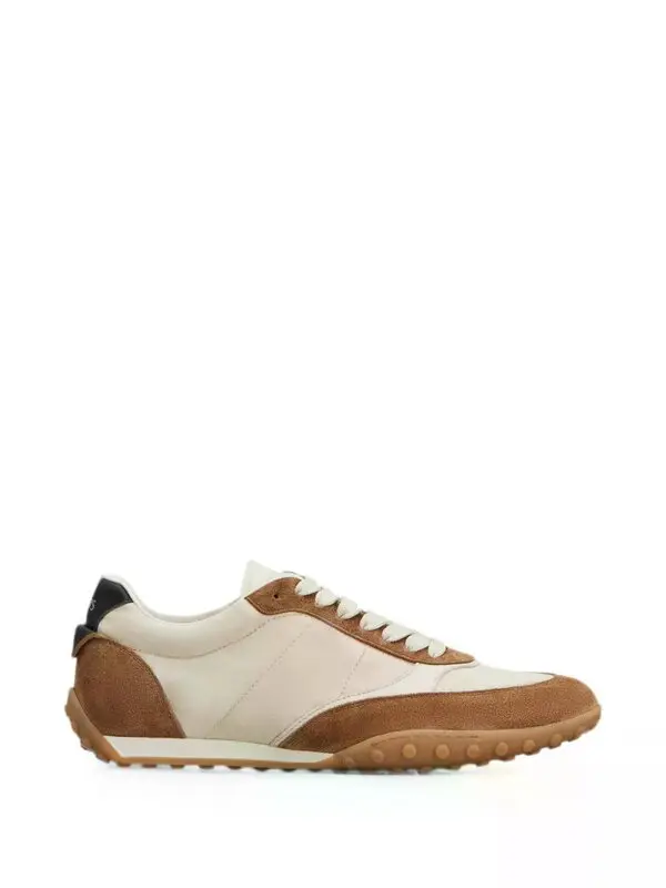 TOD'S Suede-panelled Lace-up Sneakers