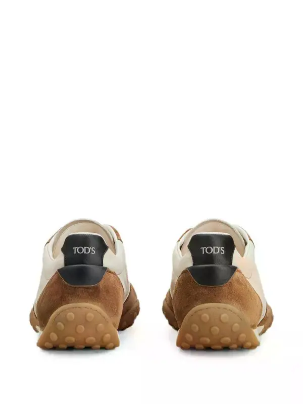 TOD'S Suede-panelled Lace-up Sneakers