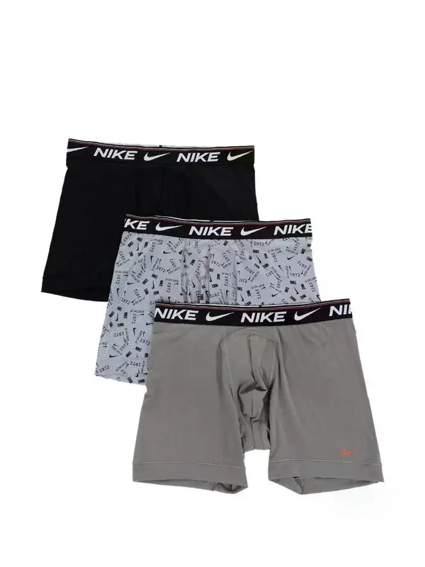 Nike Dri-fit Logo-waistband Boxers - Grey