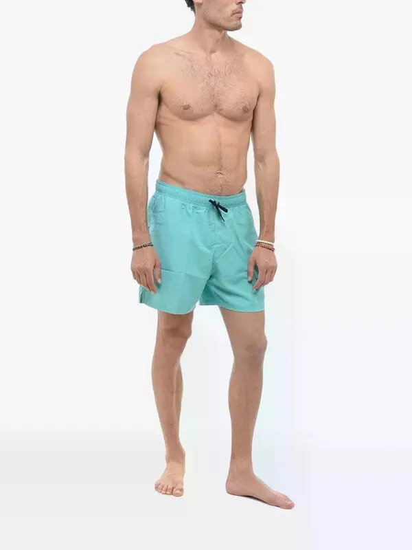 Nike Drawstring-waist Logo-print Swim Shorts
