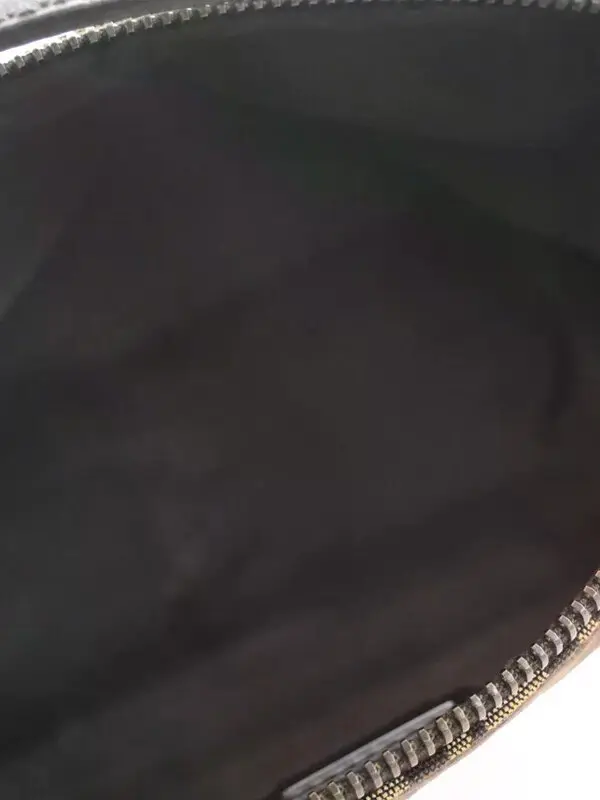 Fendi Zucchino Canvas Pochette Shoulder Bag